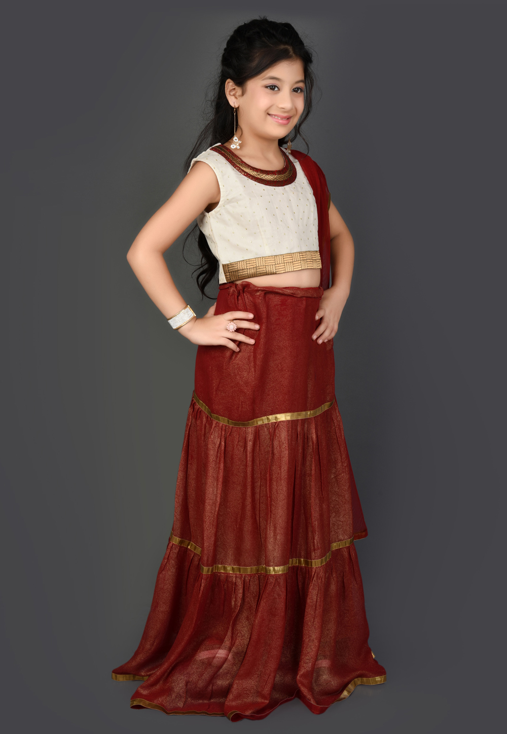 Girls Kids Lehenga Choli - Buy Kids Lehenga Choli for Girls Online at ...